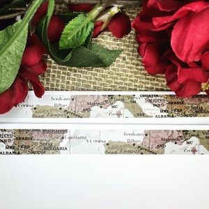 Office | Map Of Southern Europe France Romania The Black Sea Washi Tape ...
